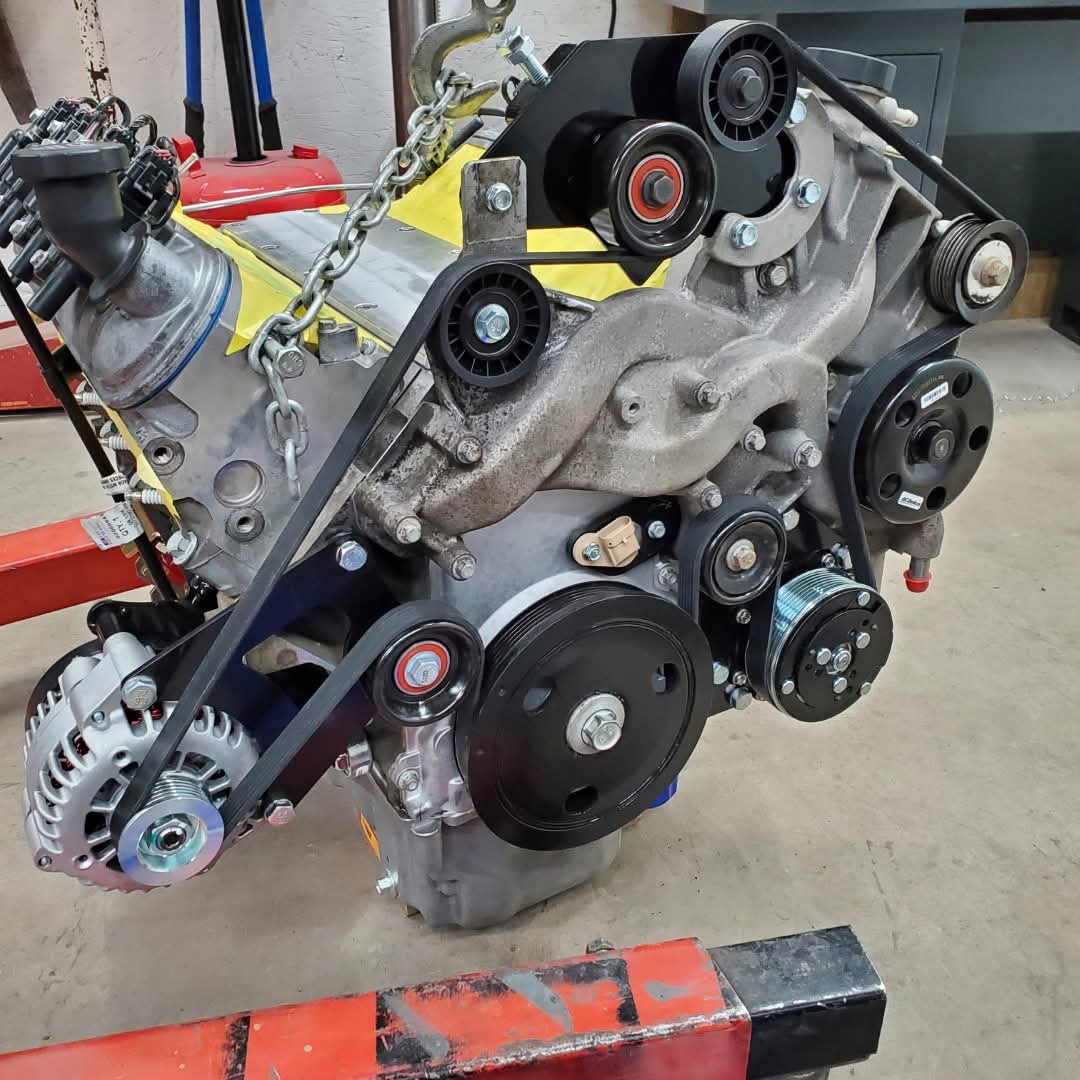 LS4 Accessory Drive Bracket Set